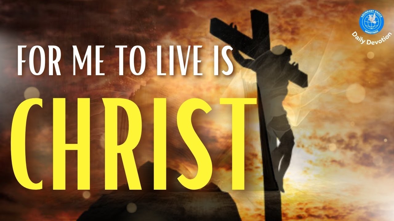 For me to live is Jesus Christ || BIBLE STUDY - Pastor Claudius Miranda ...