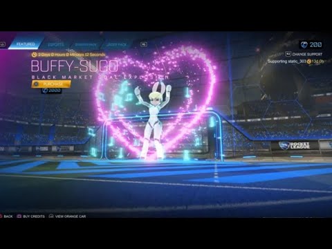 ROCKET LEAGUE ITEM SHOP - *NEW* Buffy-Sugo Black Market Goal Explosion ...
