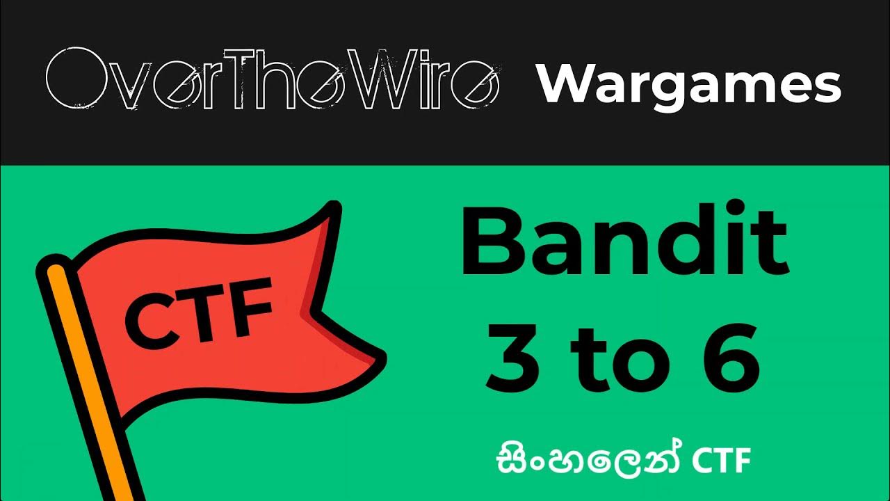 overthewire bandit level 3 to 6 CTF in sinhala - YouTube