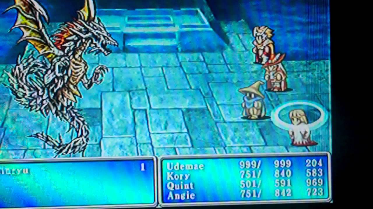 FInal Fantasy: Shinryu boss - YouTube