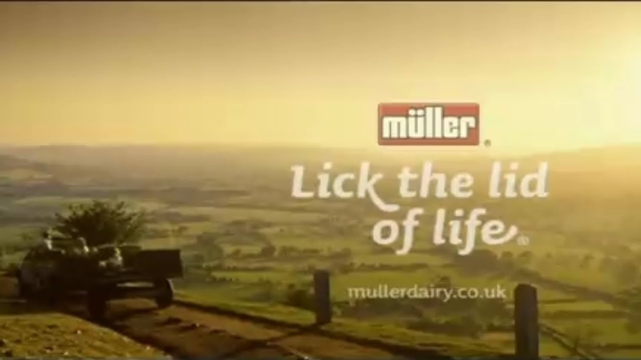Muller Yoghurt Advert “Lick the lid of Life!” (2006) - YouTube