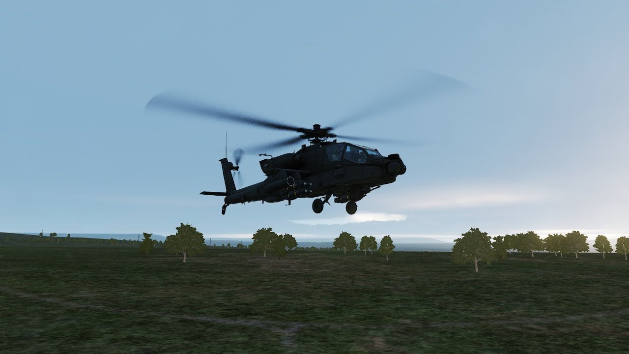 DCS Apache close air support - YouTube