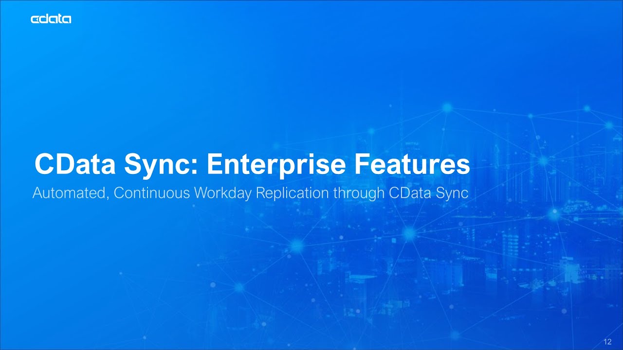 CData Sync: Enterprise Features - YouTube