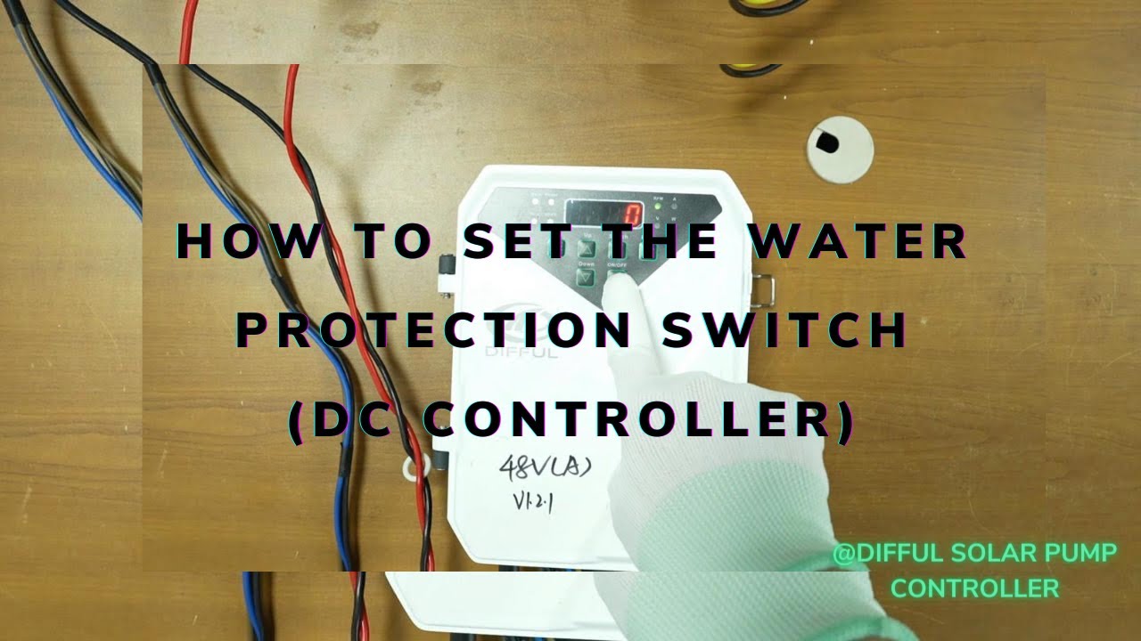 How to Set the Water Protection Switch - YouTube
