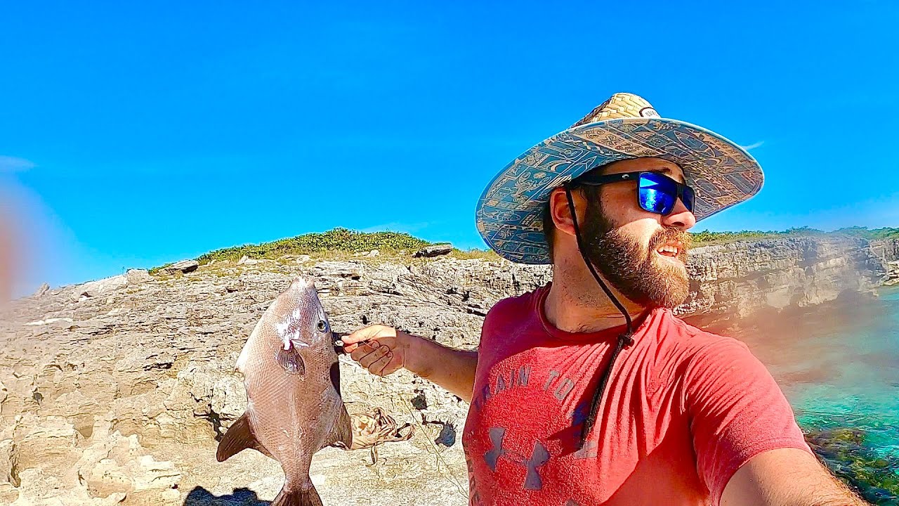 Hiking and Fishing 3 Different Spots, Catching TriggerFish and More ...