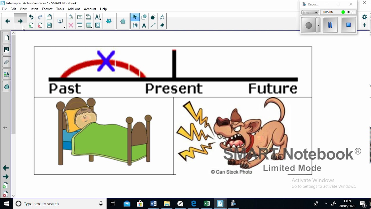 Week 13 Beech Class Interrupted Action Sentences - YouTube