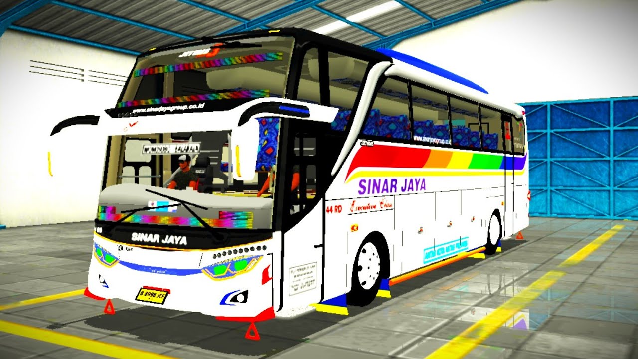 BUS TELOLET BUS SIMULATOR INDONESIA BUSSID MOD BUS SINAR JAYA - YouTube