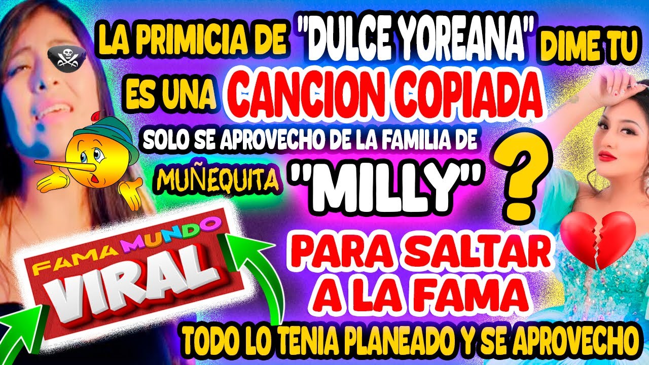 💔🤔DULCE YOREANA dime tu ESTRENA UNA CANCION COPIADA se hizo famosa ...