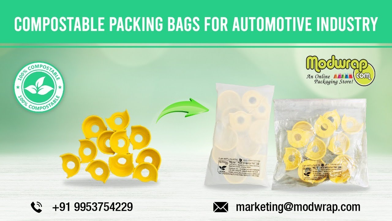 Pack your components in 100% compostable bags. - YouTube