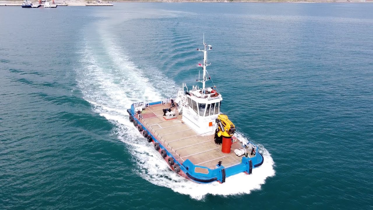 AKDENİZ SHIPYARD MULTI PURPOSE VESSEL NB27 SEA TRIAL - YouTube