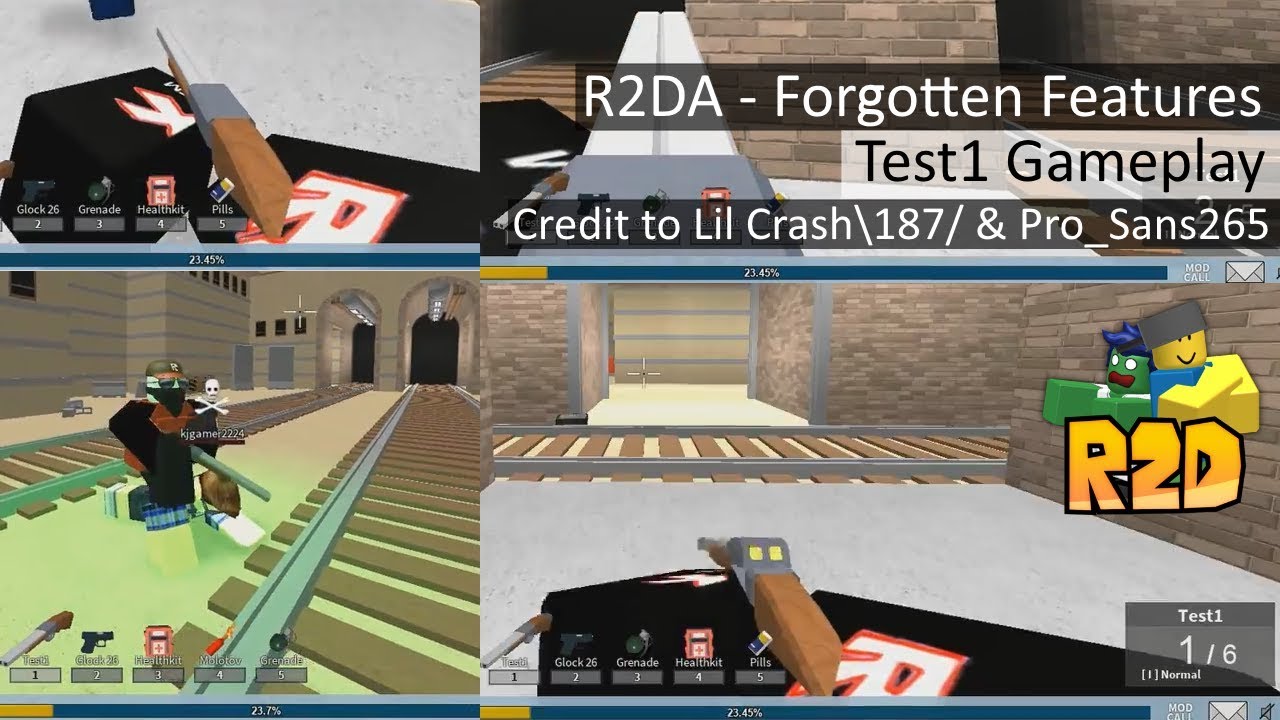 R2DA - Forgotten Features - Test1 Gameplay - YouTube
