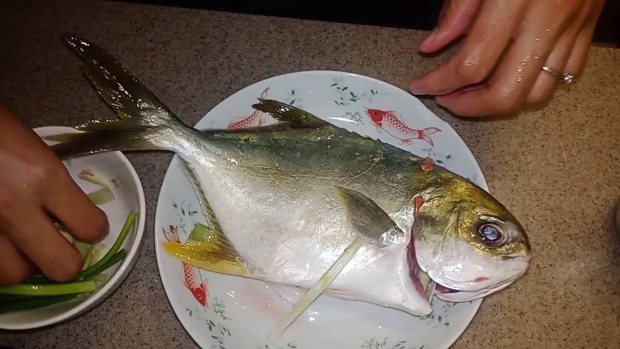 Steamed Pompano | basic steamed fish - YouTube