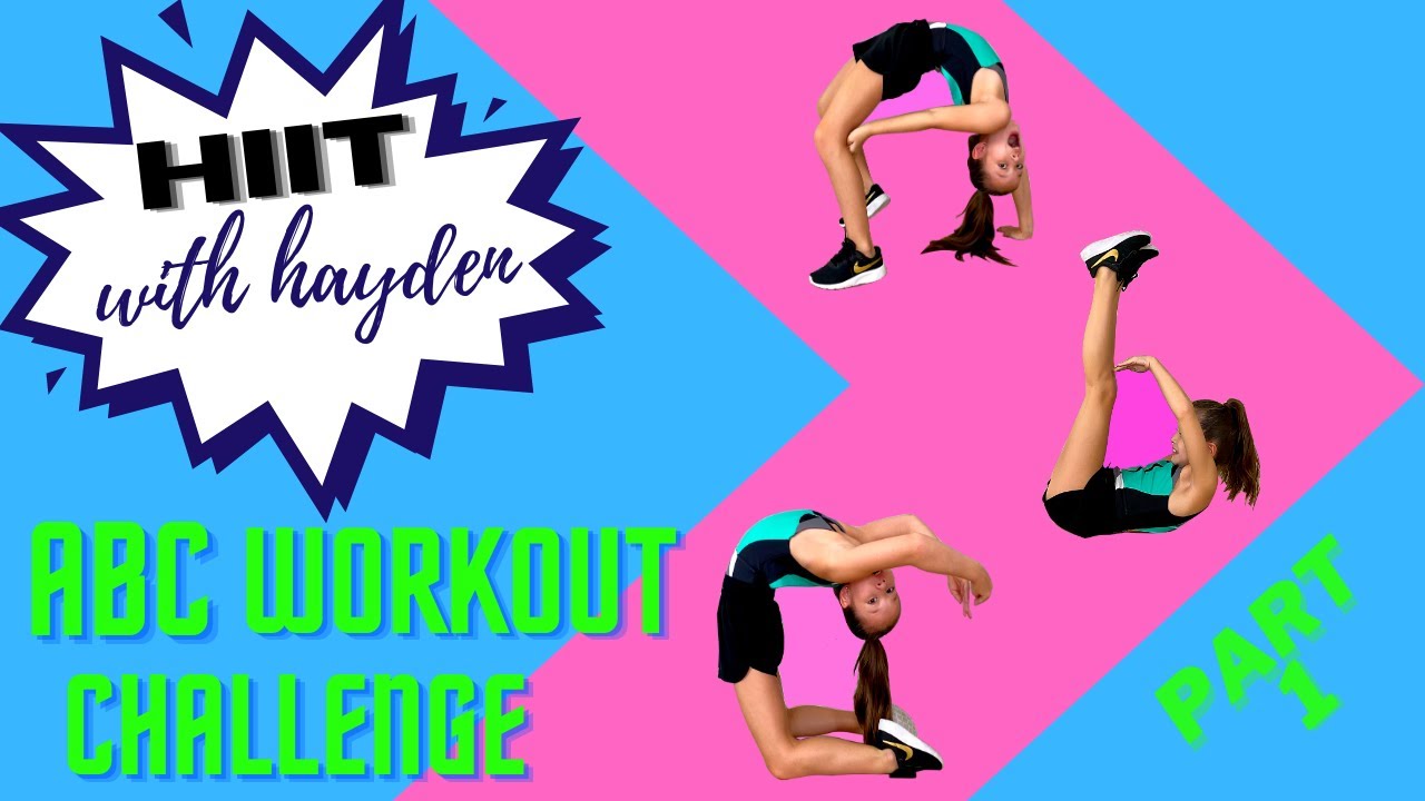 ABC Challenge Full Body Workout for Kids Tweens Part 1 - YouTube