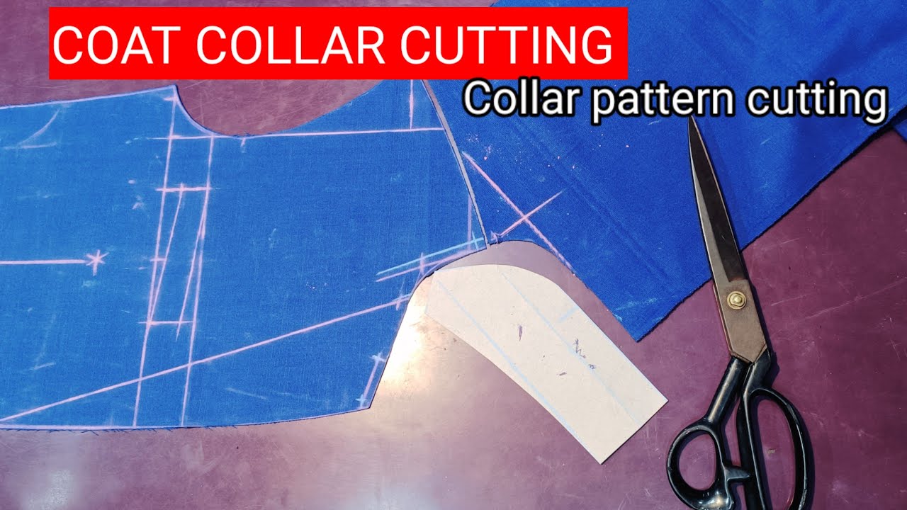 Coat Ka Collar Cutting | How To Coat Collar Pattern Cutting | #collar ...
