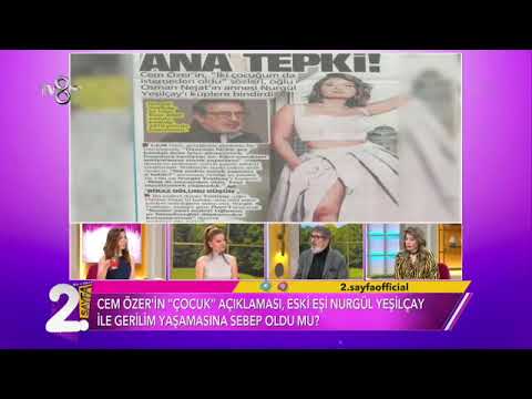 Çocuk açıklamasından dolayı Nurgül Yeşilçay ile tartıştı mı? Cem Özer canlı yayında sitem etti