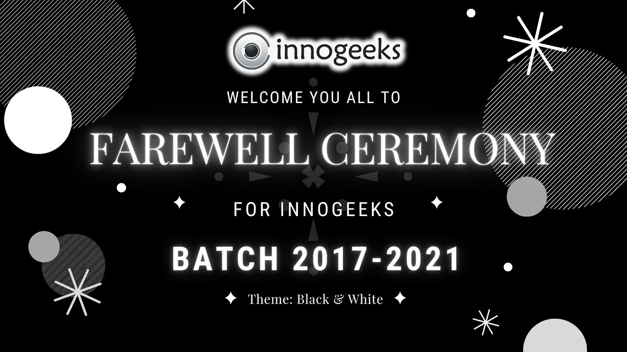 Innogeeks Farewell 2021 - YouTube