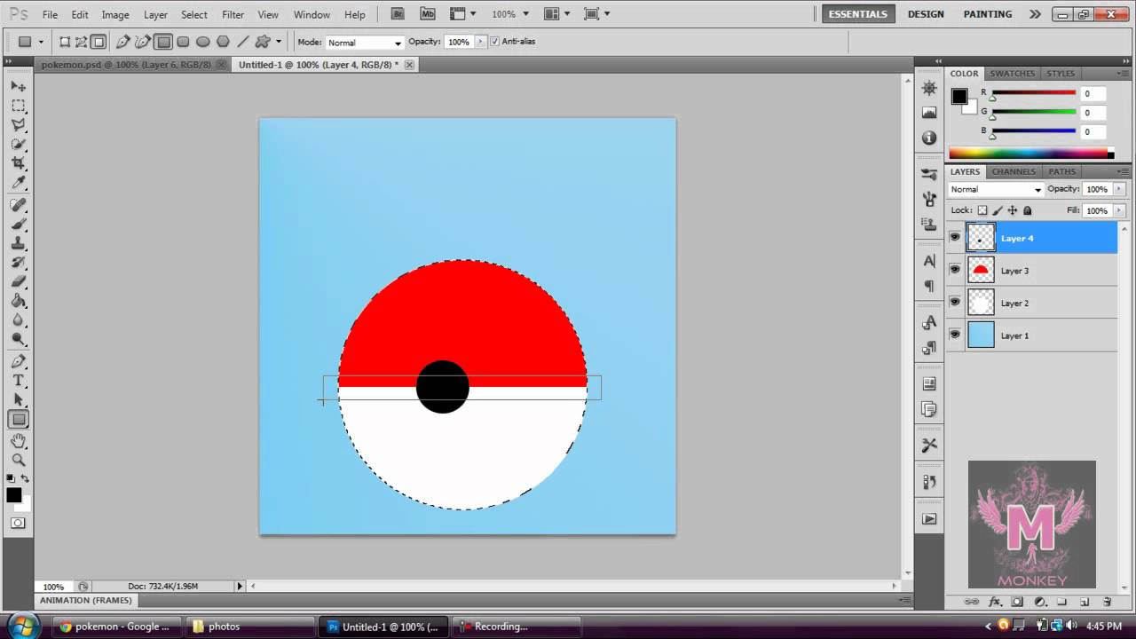 HD - HOW TO MAKE A COOL POKEMON BACKGROUND - PHOTOSHOP C5S - YouTube