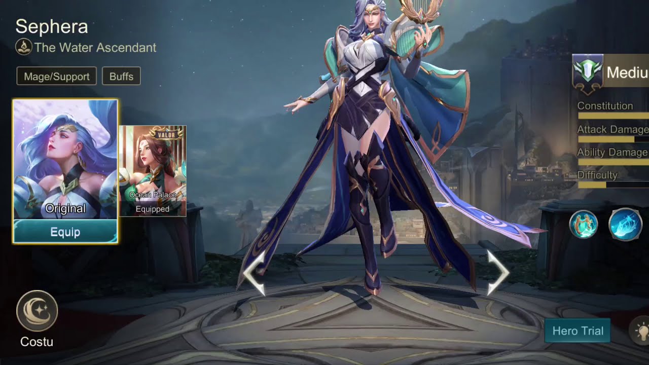 ROV : Sephera & Ocean palace skin review - YouTube