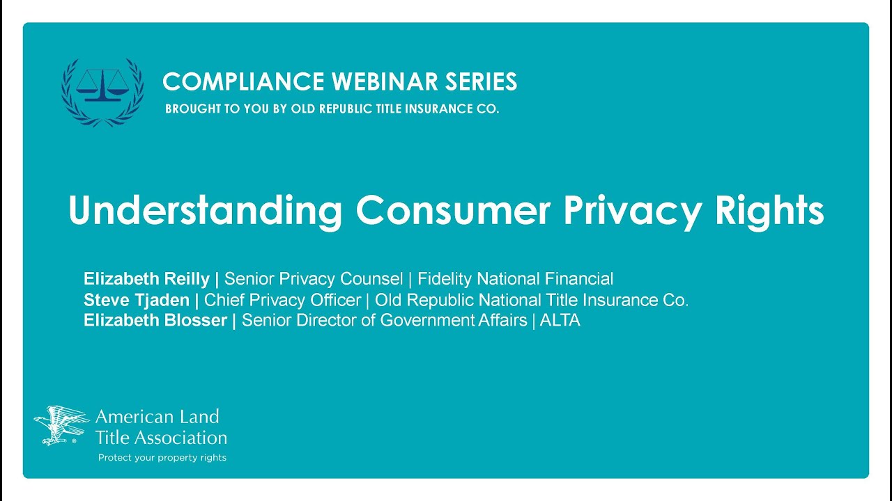 Understanding Consumer Privacy Rights and Redaction Trends - YouTube