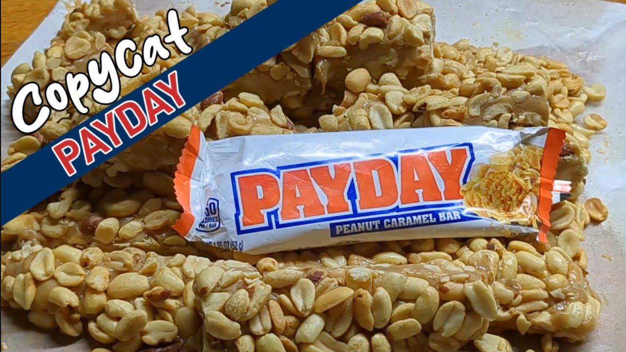 Homemade PAYDAY Candy Bars / #candychristmas #candy - YouTube