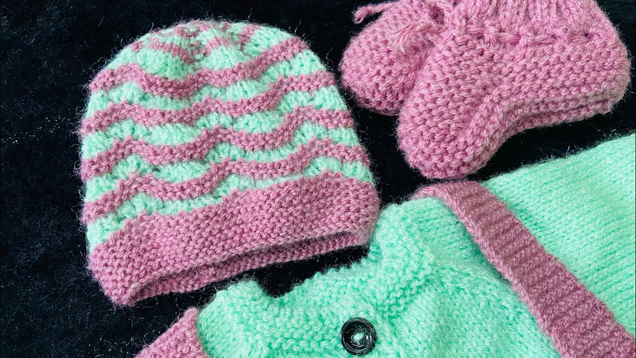 Easy cap knitting pattern with frock | topi | baby cap | topa | baby ...