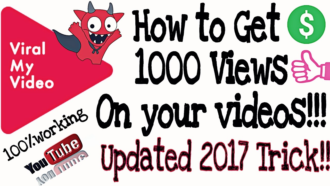how to get more views on your videos || viral my video app review - YouTube
