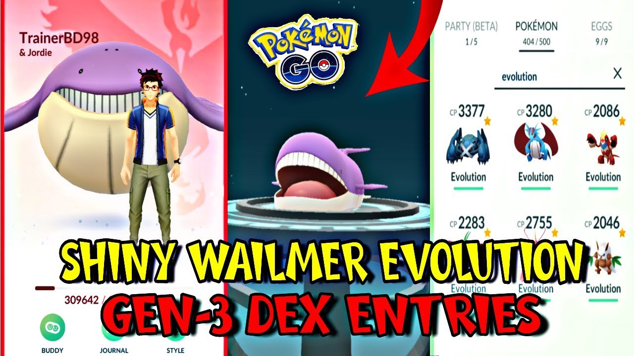 BEST PLACE TO CATCH SHINY WAILMER ★ SHINY WAILORD & RARE GEN-3 ...