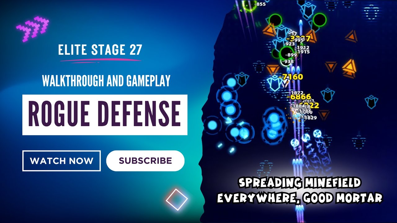Rogue Defense Elite Mission 27 - Spreading Minefield Everyewhere, What ...