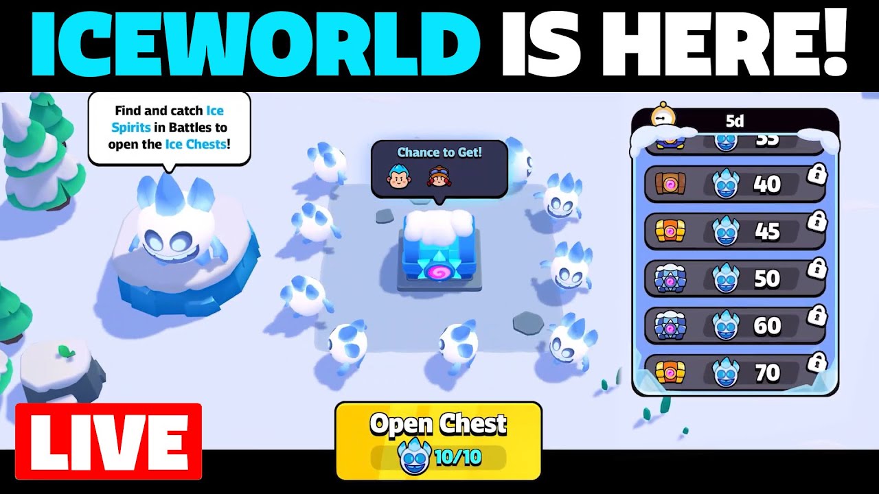 New Event Grind F2P| The Ice World is here! | Squad Busters - YouTube