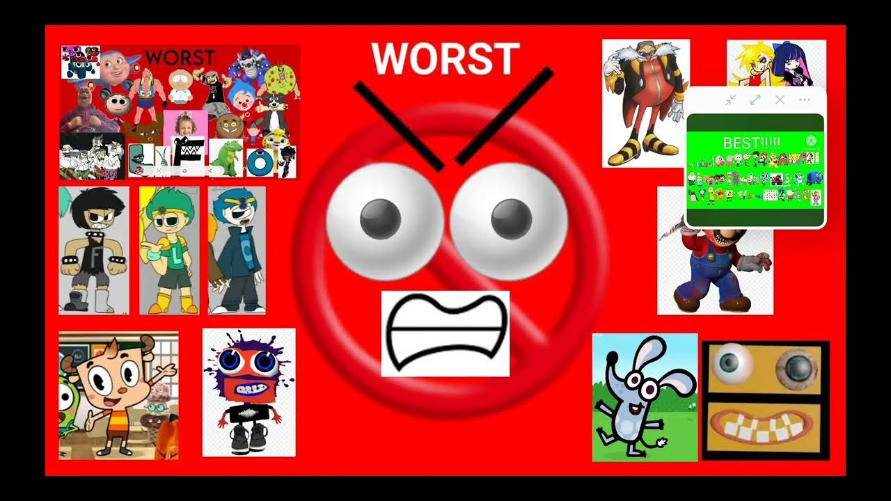 My Best To Worst Characters List V2 - YouTube