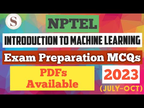 Introduction to Machine Learning || NPTEL Exam Preparation PDFs 2023 # ...