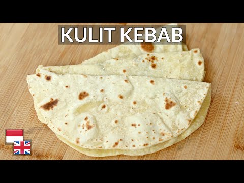 4 Bahan, Anti Sobek! Resep Kulit Tortila / Kulit Kebab [100% Sukses]