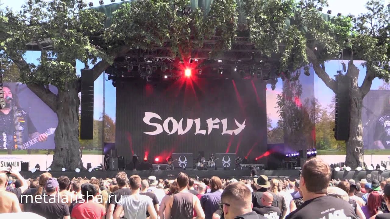 Soulfly - Live in Hyde Park, London 04.07.2014 - YouTube