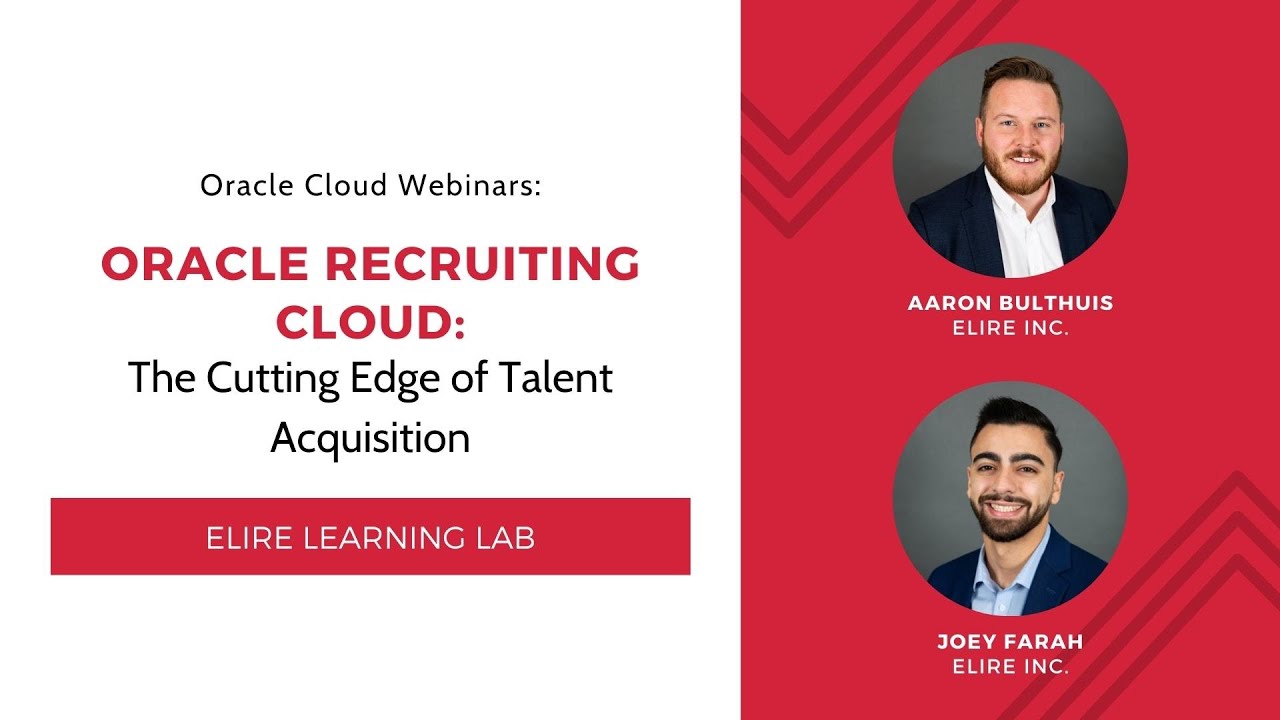 Oracle Recruiting Cloud – The Cutting Edge of Talent Acquisition - YouTube