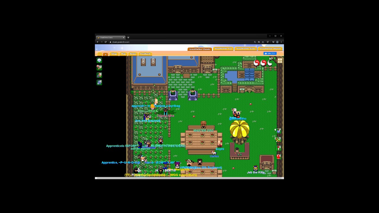 Graal Online Classic Gralat Hunting - YouTube