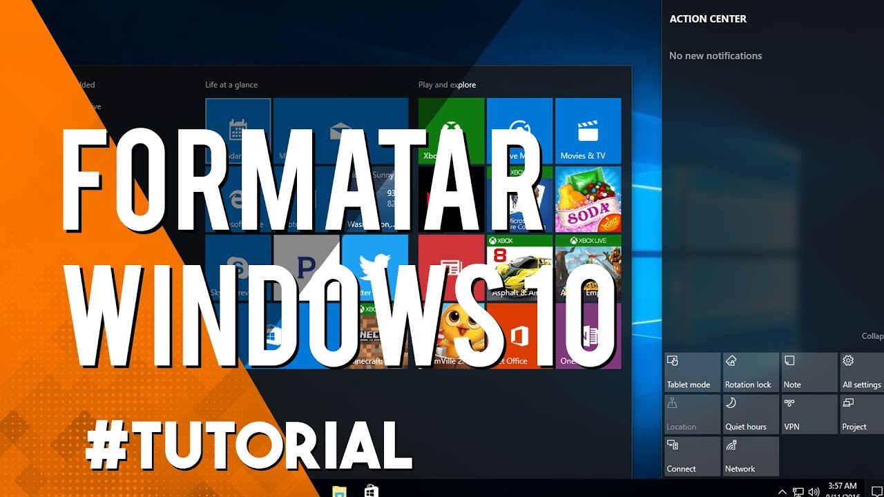 Como formatar o Computador e Instalar Windows 10 2019 | TUTORIAL - YouTube