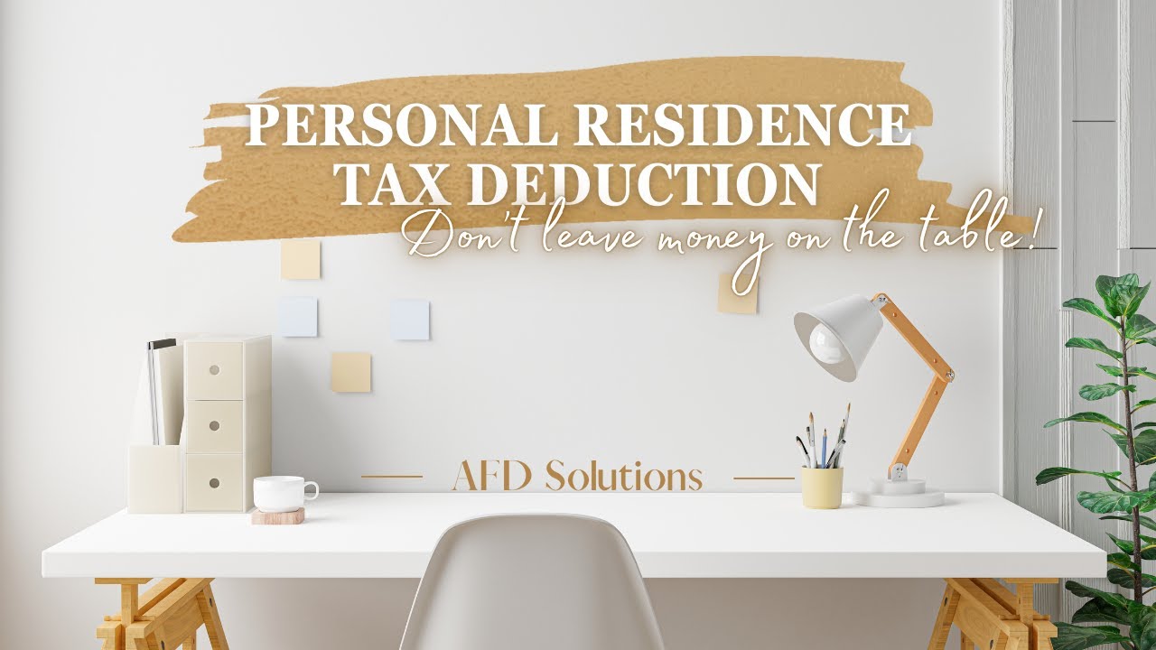 Personal Residence Tax Deduction - YouTube