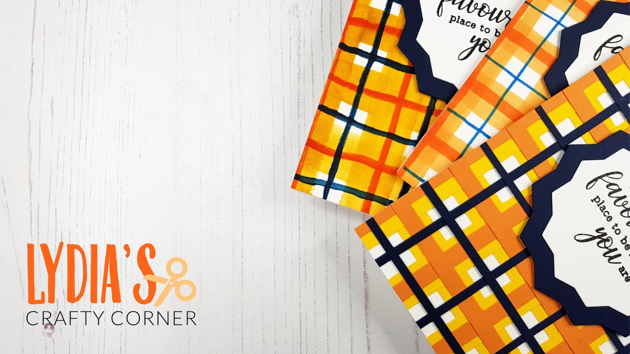 3 Incredibly EASY Ways To Create Plaid Backgrounds for Your Handmade ...