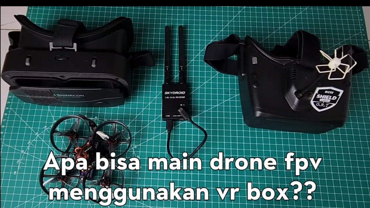 Apa bisa main drone fpv pakai vr box - YouTube
