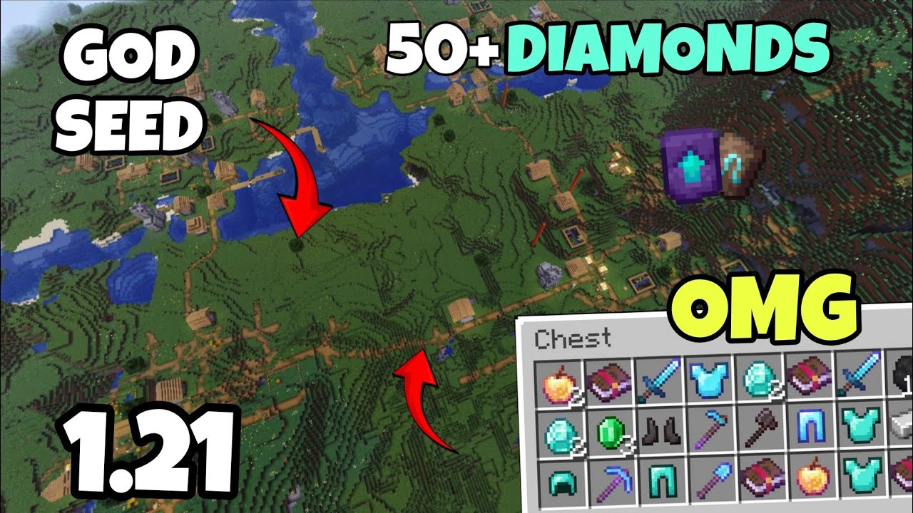 🔥Best [God Seed] For Minecraft 1.21 Bedrock & Java | Largest Village ...