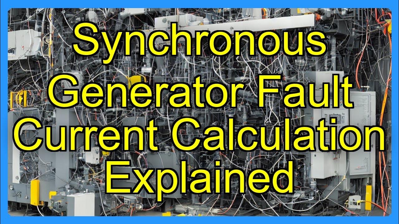 Synchronous Generator Fault Current Calculation Explained - YouTube