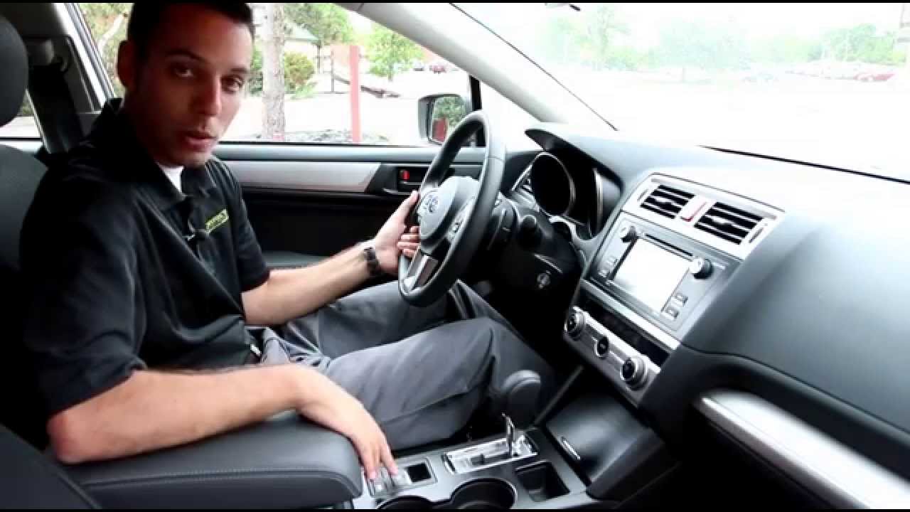 Interior & New Features Review | 2015 Subaru Outback - YouTube