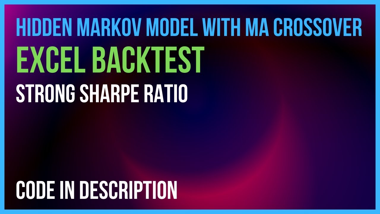 Building a Backtesting Model in Excel for MA Crossover and HMM - YouTube