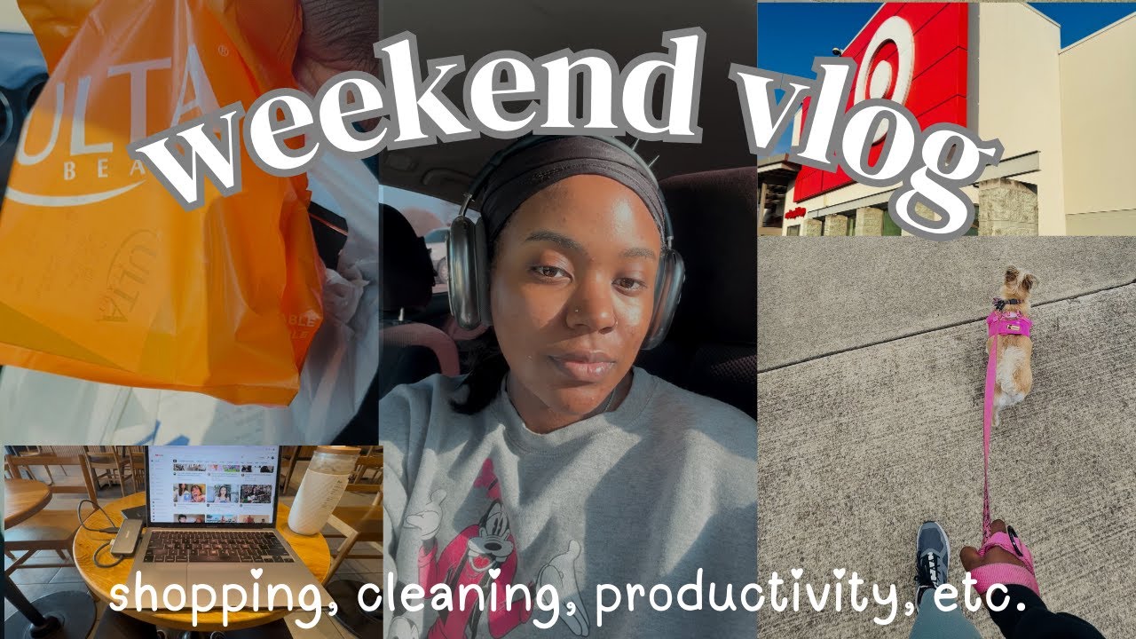 WEEKEND VLOG | ★shopping, cleaning, productivity, etc.★ - YouTube