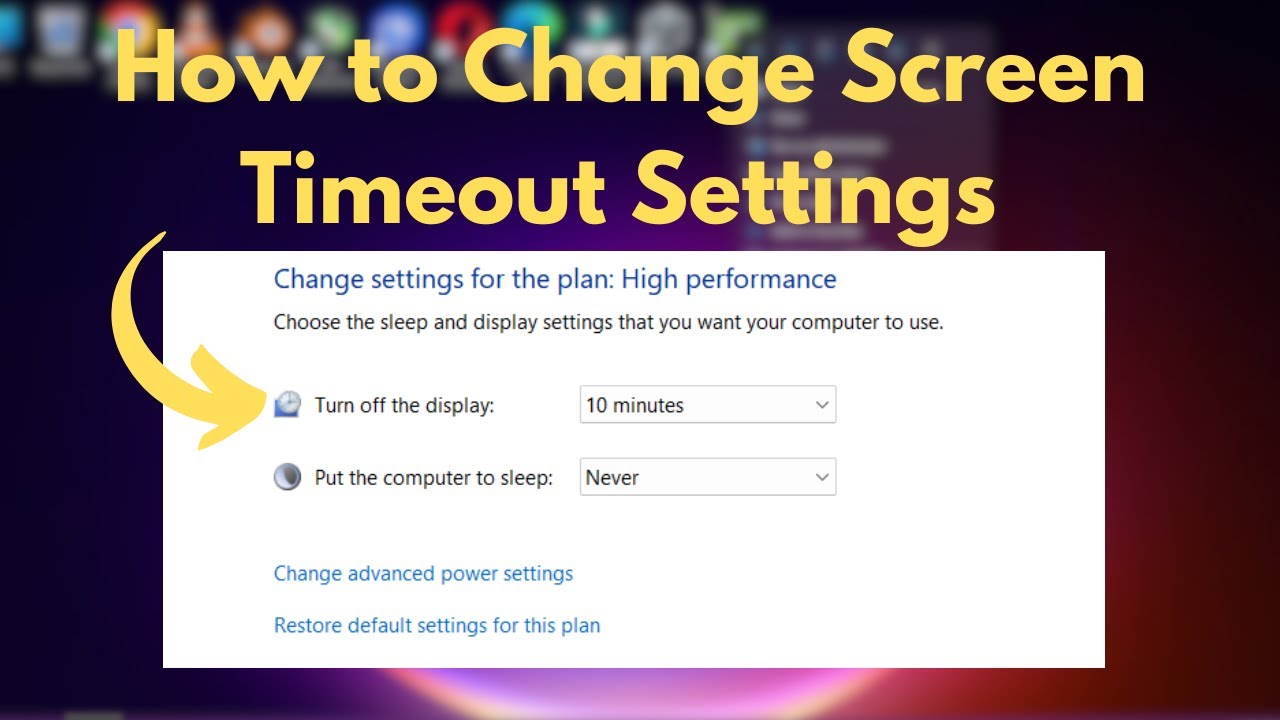 Windows 11: How to Change Screen Timeout Settings | Easy Guide - YouTube