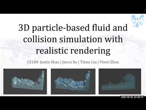 cs184 final project - 3D particle-based fluid and collision simulation ...