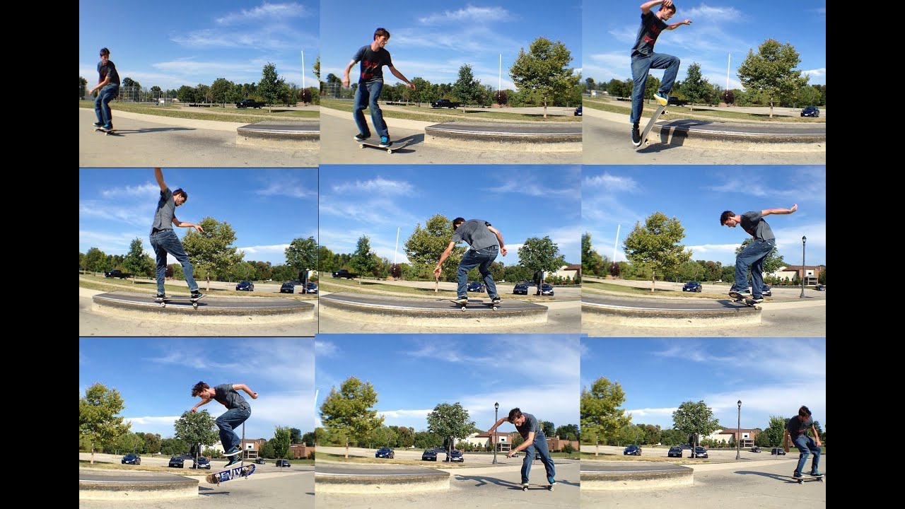 Frontside 180 50-50 Fakie Bigspin Out! - YouTube