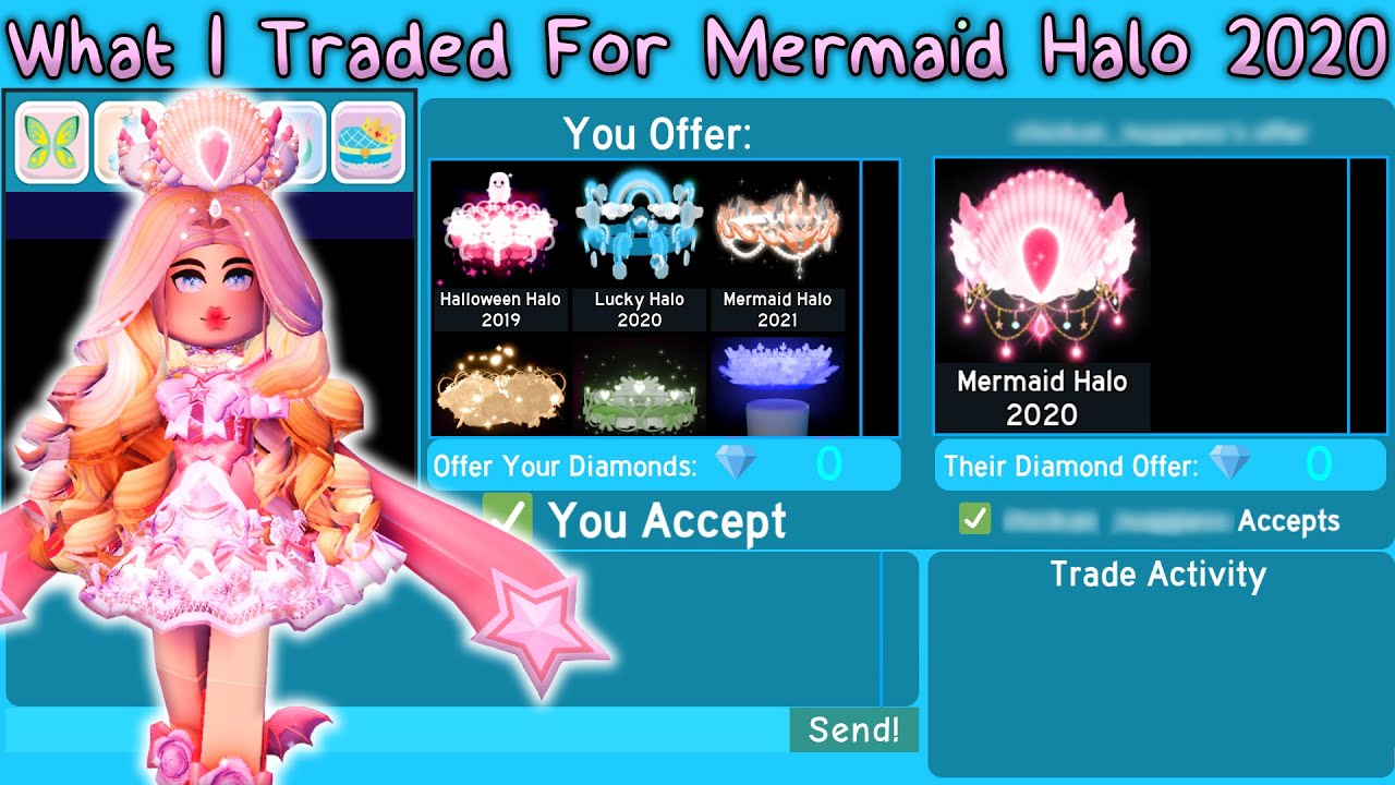 What I Traded For Mermaid Halo 2020 (Royale High Trading) - YouTube