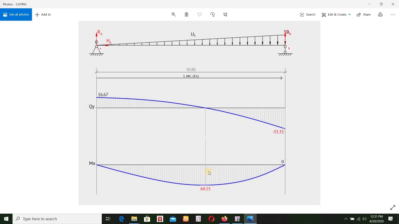 HOW To do SFD, BMD Problems of Beam in ETABS part- 2 - YouTube