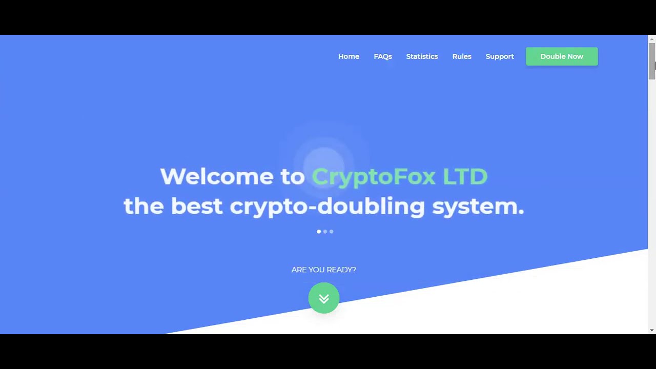 cryptofox.ltd New doubler Invest now - YouTube